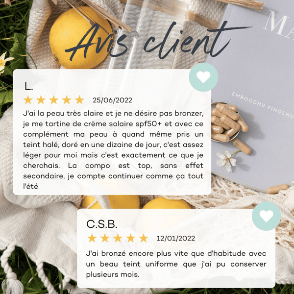 Complexe Soleil Actif | Bronzage parfait de D-lab flacon en verre de 28 gélules végétales, cure ...