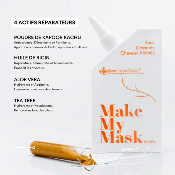 Masque Boue Tricho-Repair - Make My Mask à 34,90€ | NUOO